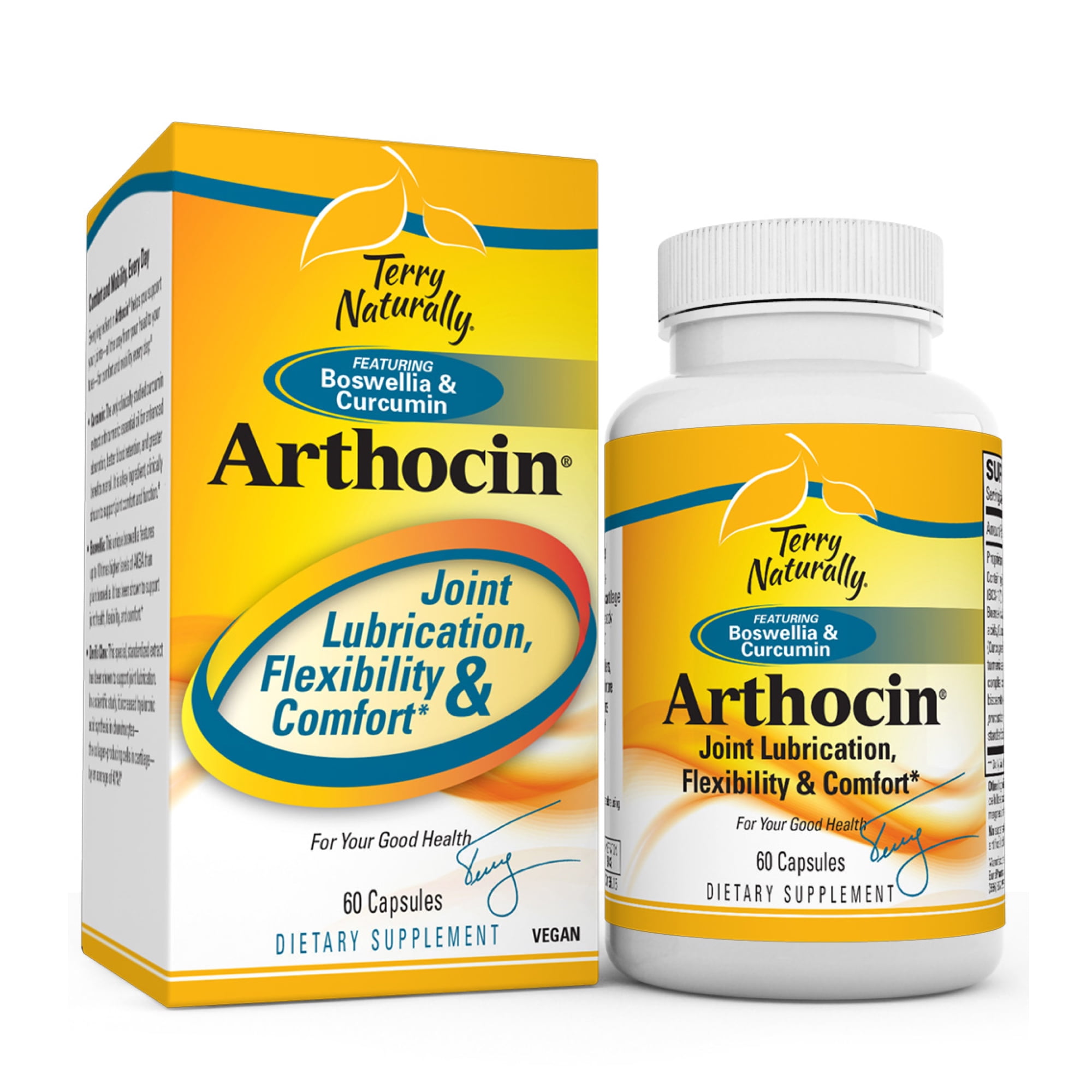Terry Naturally Arthocin - 60 Vegan Capsules - Joint & Cartilage ...