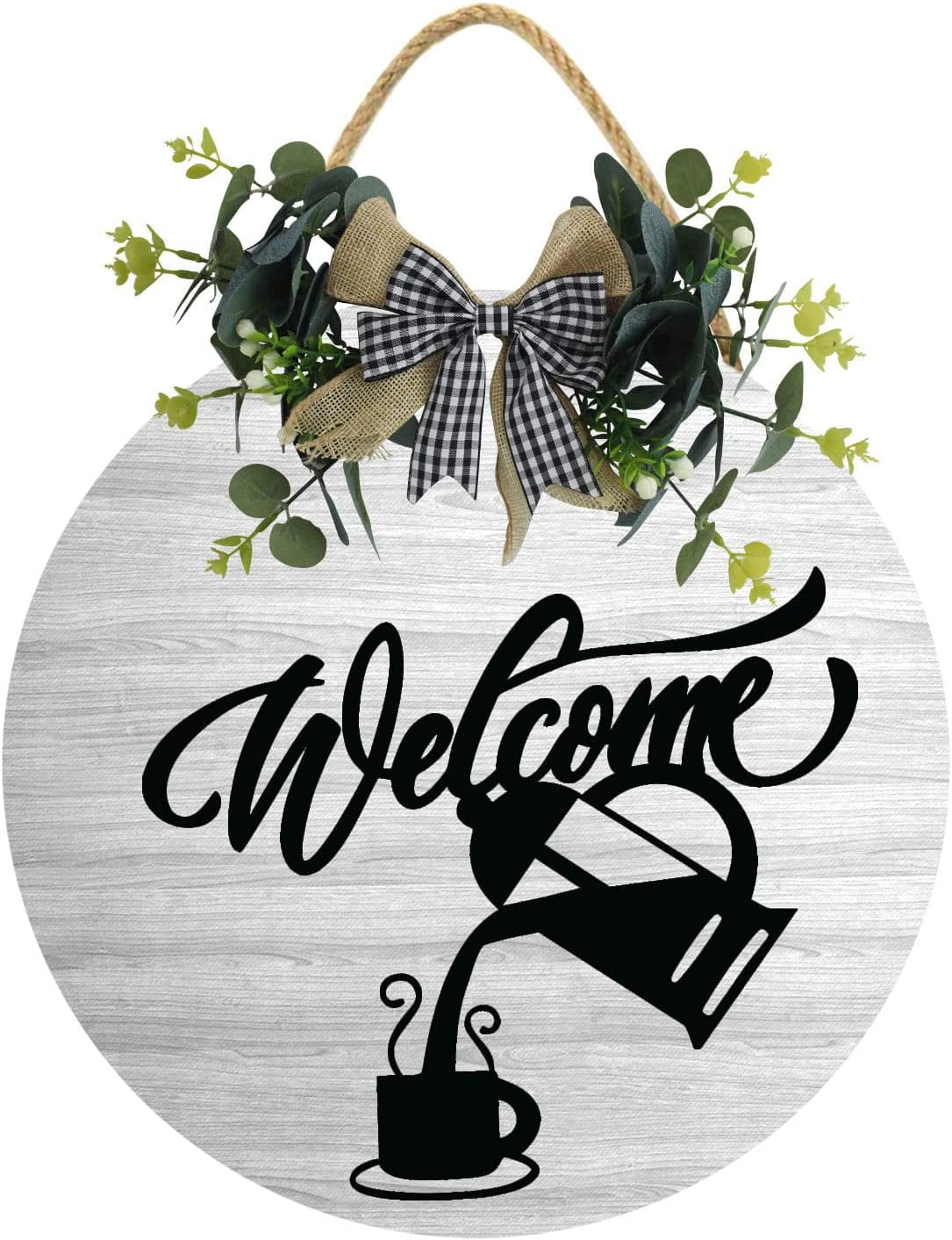 Eveokoki 11" Welcome For Coffee Bar Sign,Coffee Bar Sign Farmhouse ...
