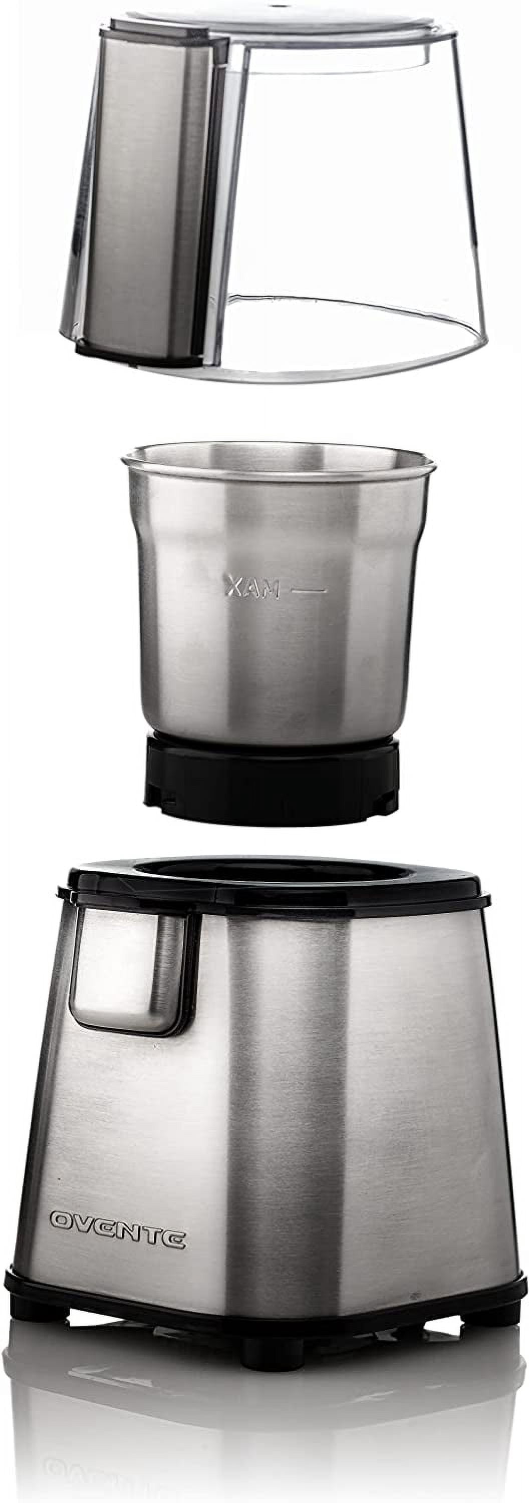 OVENTE Electric Coffee & Tea Grinder Mill 2.1 Oz Cup Fresh Grind with 4 ...