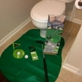 KOVOT Potty Golf - Practice Putting from the Toilet - Great Gag Gift ...
