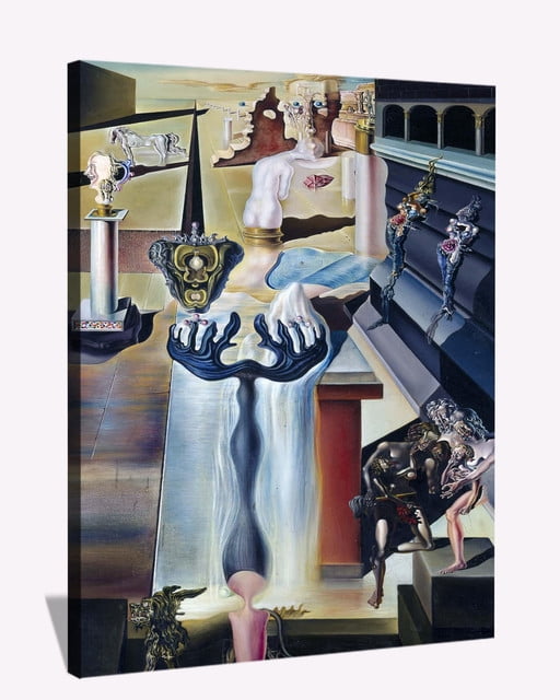 Dali Canvas Art Salvador Dali The Invisible Man Wall Art Framed ...