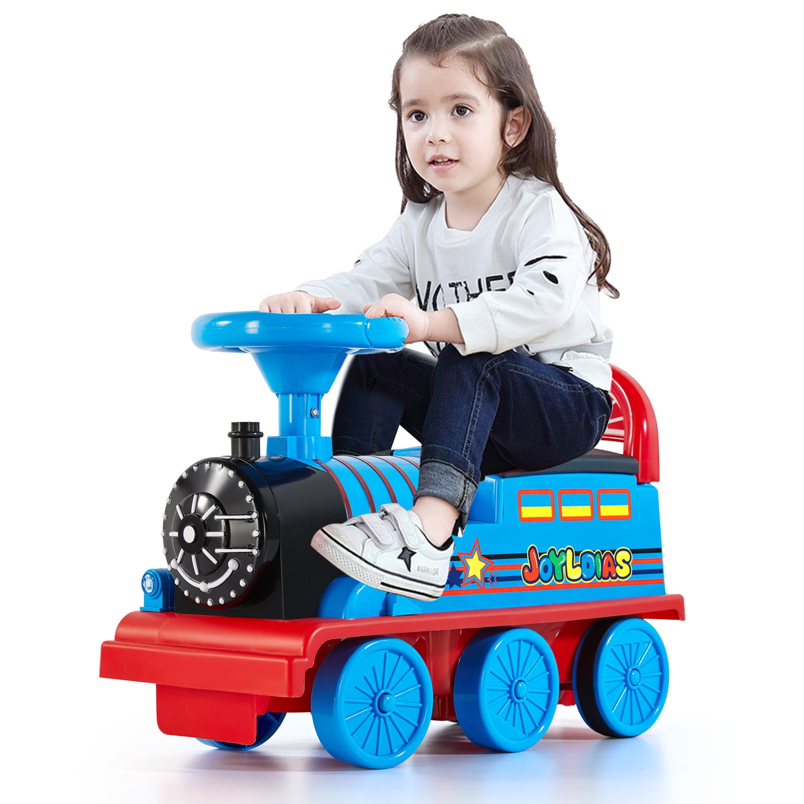 6V Ride on Locomotive Electric Train for Kids - Blue Nepal | Ubuy
