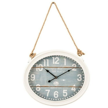 Yosemite Metal Timepiece Wall Clock in Dark Brown - Walmart.com