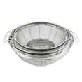 U.S. Kitchen Supply 3 Piece Stainless Steel Mesh Colander Set with ...