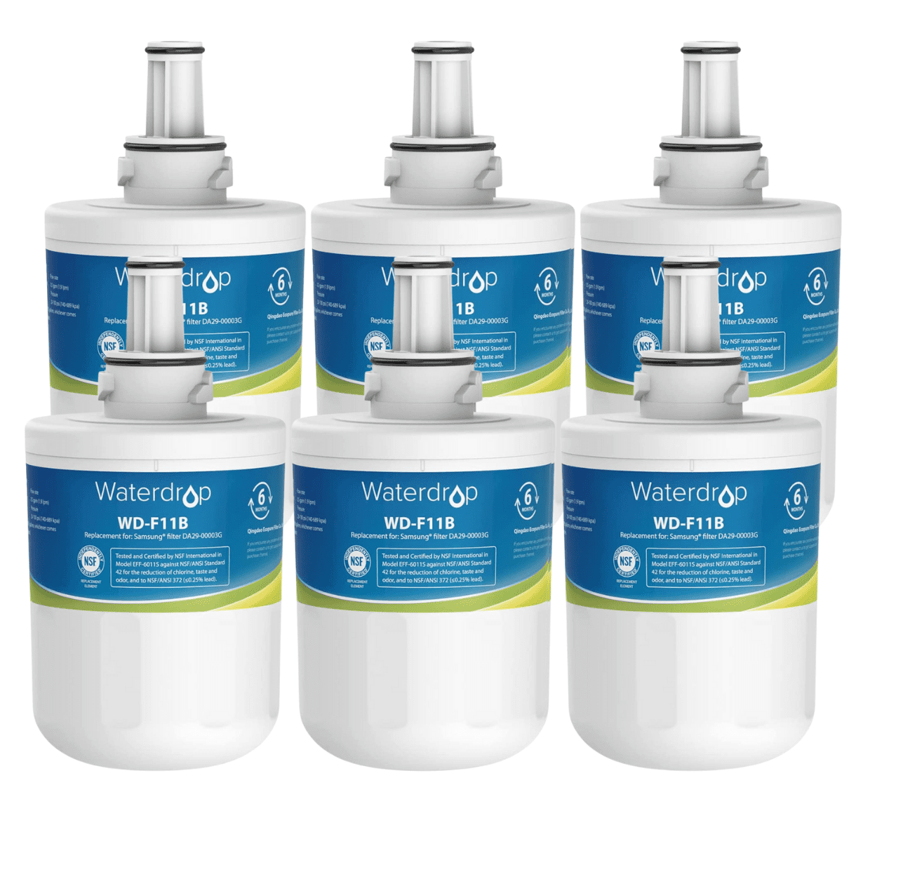 Waterdrop DA29-00003G NSF 53&42 Certified Refrigerator Water Filter ...