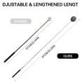 Hengguang 6Pcs Telescoping Back Scratcher, Stainless Steel Extendable ...