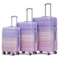 20"/24"/28" 3 pcs/set in PC Spinner Wheel Luggage, Carry on Suitcase ...