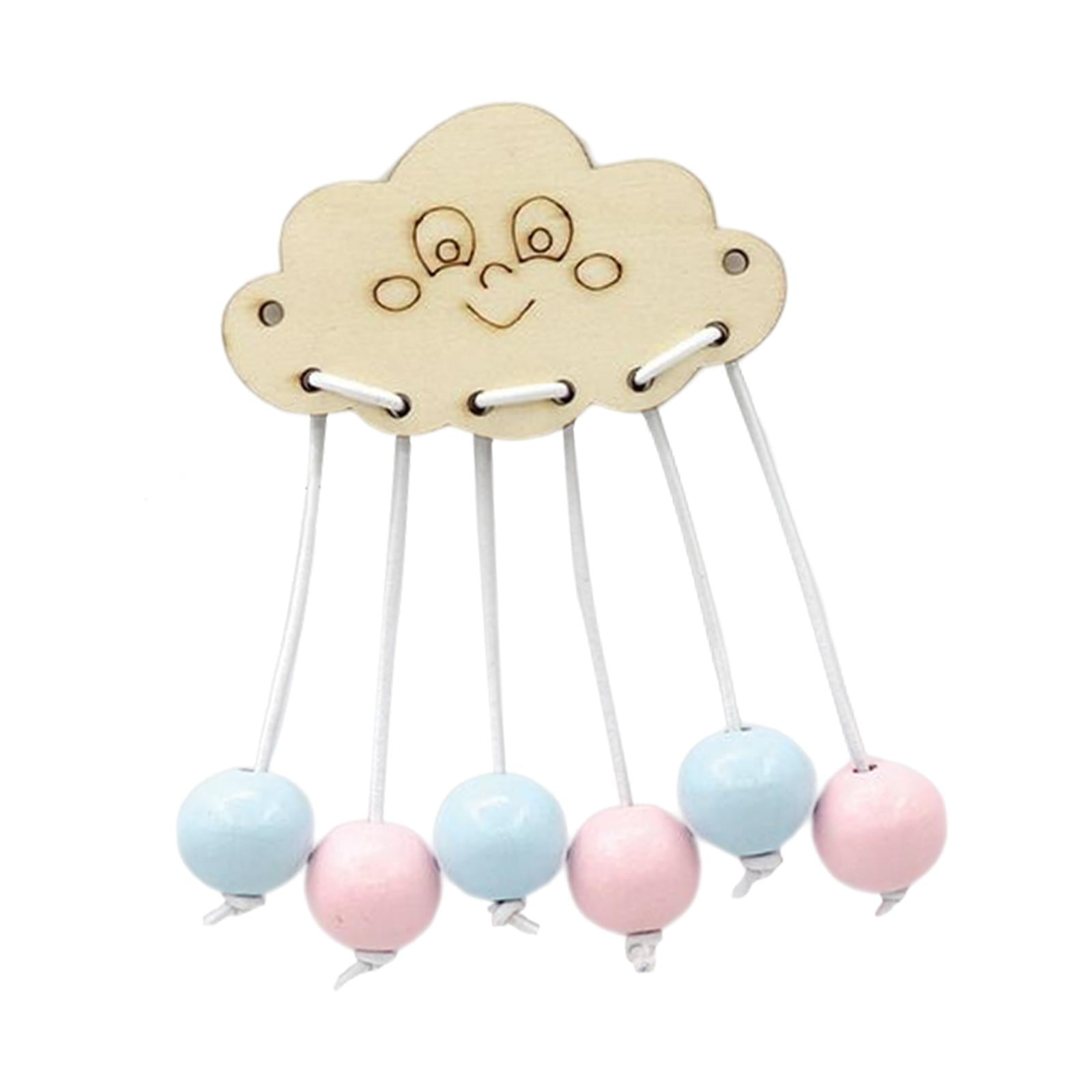 Busy Board Material Accessories Cloudy Pendant Motor Skill Unpainted ...