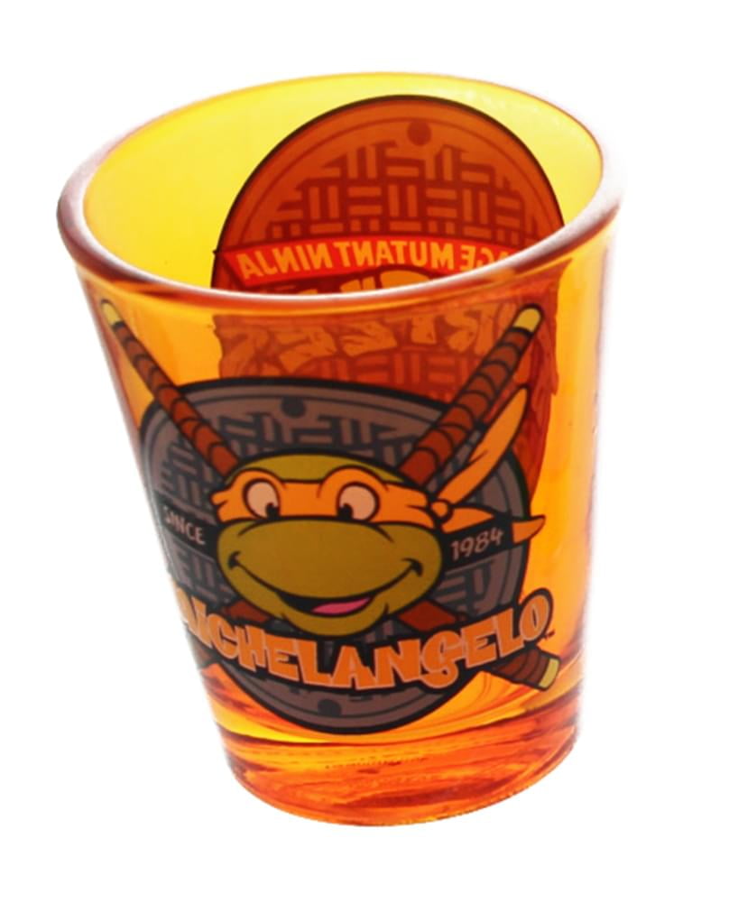 Teenage Mutant Ninja Turtles Orange Michelangelo Shot Glass - Walmart.com