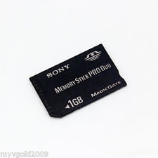 Used Sony Memory Stick Pro Duo Mark 2 Memory Card 4 GB 4GB 4 Gig For ...