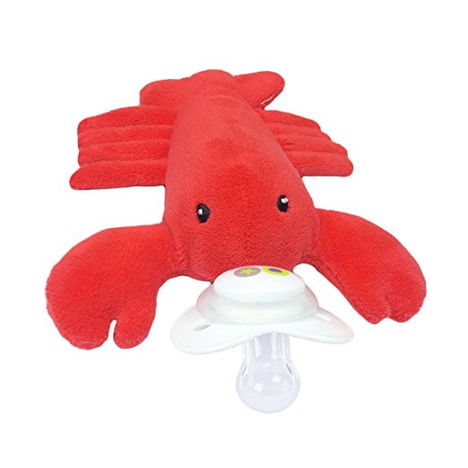 Nookums Paci-Plushies Buddies Lobster Pacifier Holder - Walmart.com