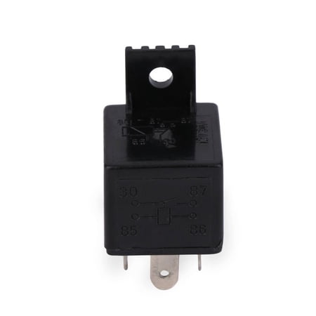 Upgraded New Auto Relay Universal 4 Pin DC 12V 30A Build-in Fuse Socket ...