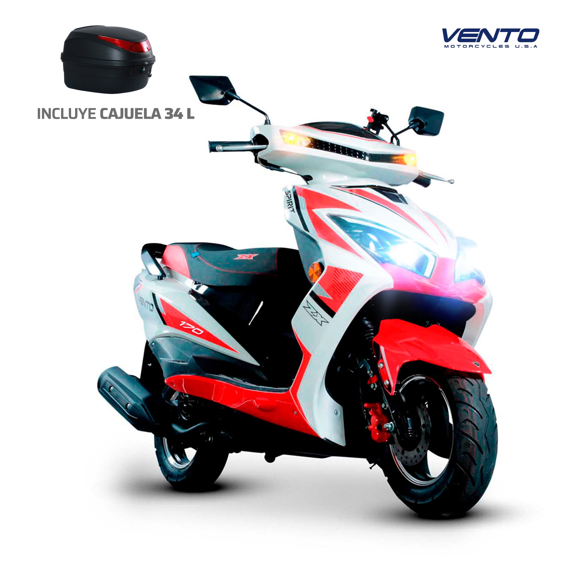 Motocicleta Vento Spirit 170 2024 Vento Spirit Scooters | Walmart en línea