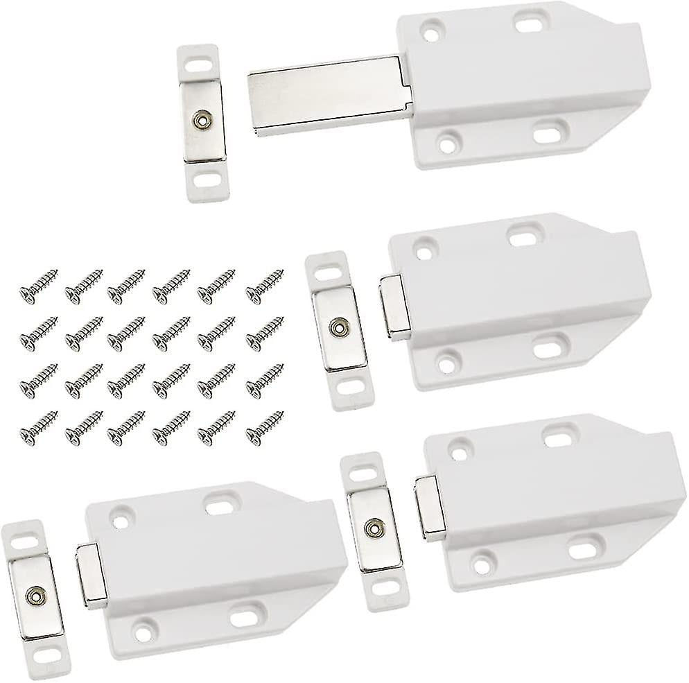 4pcs Push To Open Door Catches Touch Latch Push To Open Magnetic Door ...