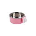 Stainless Steel Hanging Pet Bowl for Dog Crate Cats Dogs, No Spill Clip ...