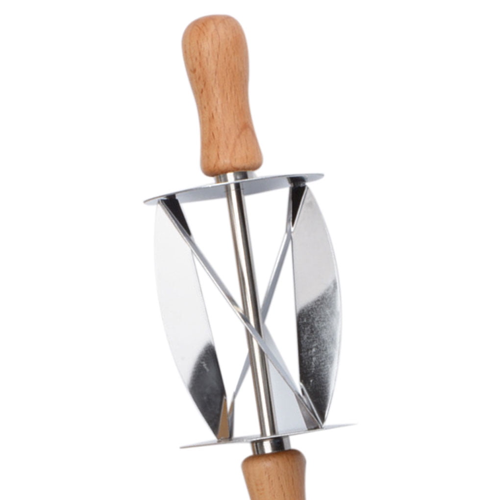 Stainless Steel Rolling Cutter Croissant Bread Making Wheel Dough ...