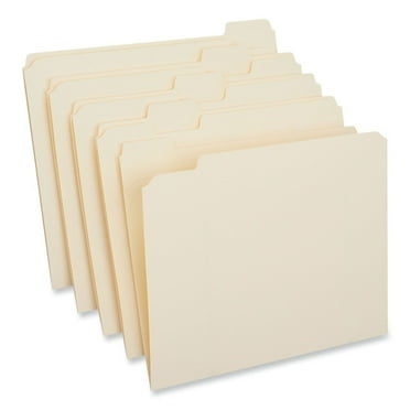 Deluxe Colored Top Tab File Folders, 1/3-Cut Tabs, Letter Size ...
