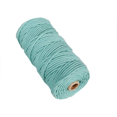 Turmeric Knitting Cord Rope 100 Meters Natural Cotton Cord Braided ...