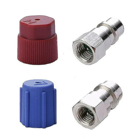 Set Of 2 A/c R-12 To R-134a Low/high Side Retrofit Conversion Adapter ...