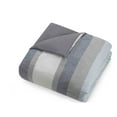 Better Homes & Gardens 3-piece Bold Blue Stripe Comforter Set, King ...