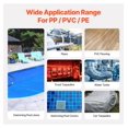 Hot Air Plastic Welder 1600W PVC TPO Vinyl Heat Gun Kit with 17 ...