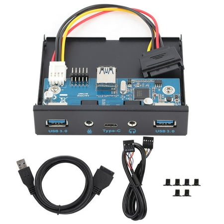 Audio Front Panel,5Gbps Transmission Speed 3.5inch US Front Panel USB ...