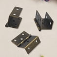 2Pcs Antique Bronze Three-Folding Hinges, 43x20mm Decorative Box Hinges ...