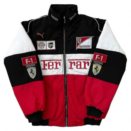 Men Racing Jacket With Red Black Embridery,jacket Suit F1 Team Racing ...