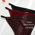 AWAYTR Women Cotton Bikini Underwear Sexy Bikini Panties Plus Size High ...