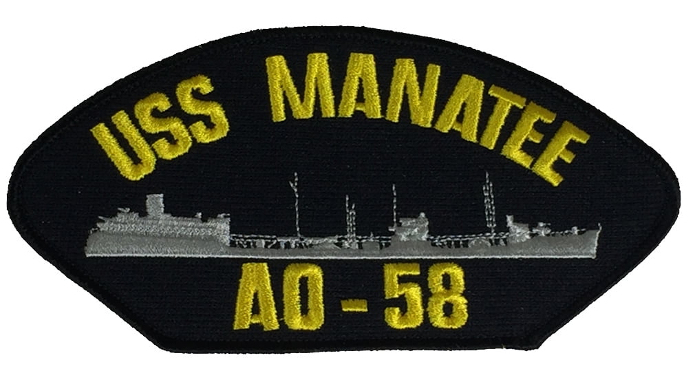US Navy USS MANATEE AO-58 PATCH - Veteran Owned Business - Walmart.com