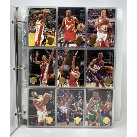 1993 Action Packed HOF NBA 25th Anniversary Basketball Binder Set 1-84 ...