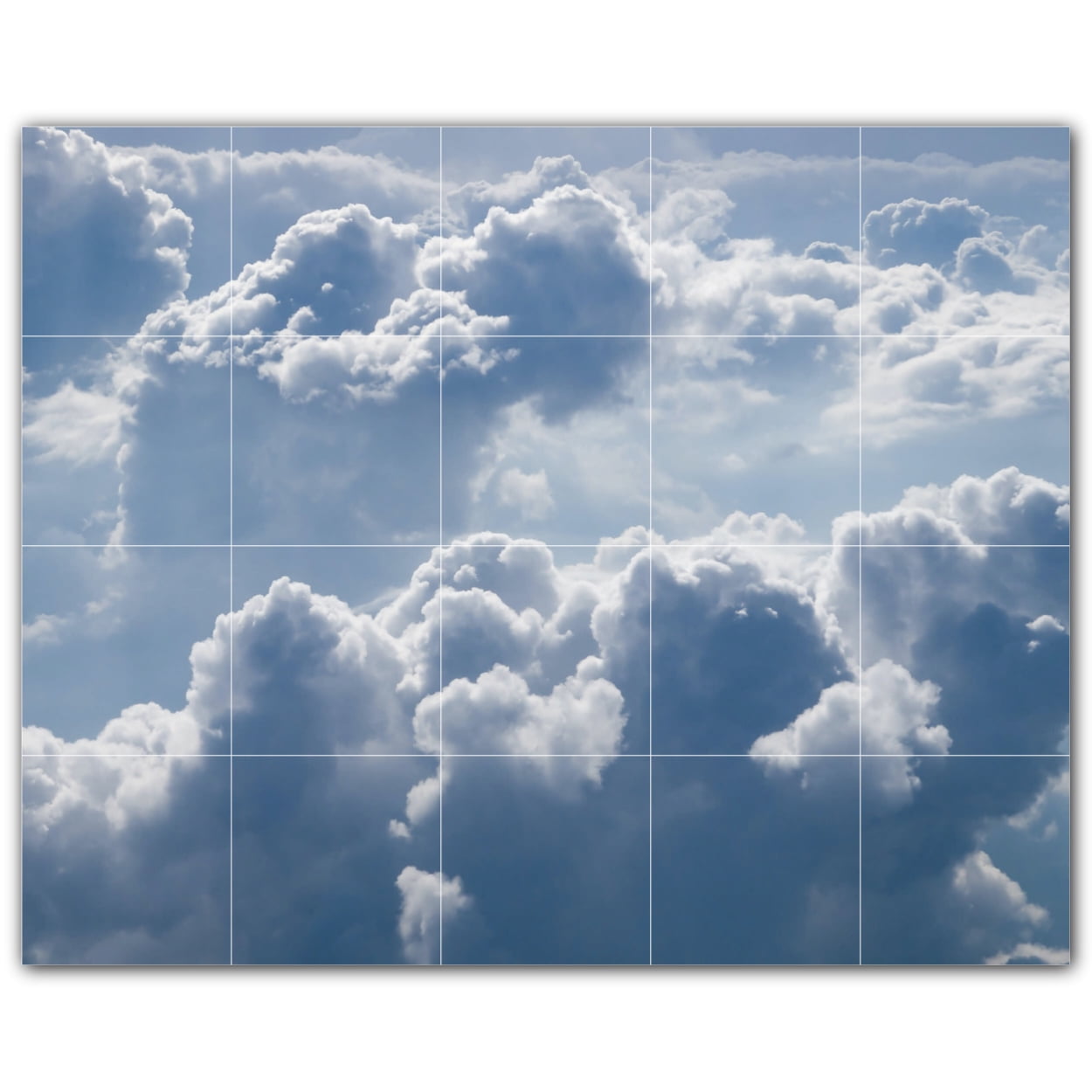 Picture-Tiles.com: Clouds Ceramic Tile Wall Mural WAL500394-54XL. 60"W ...