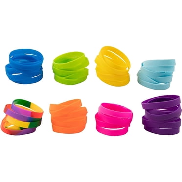36 Pack Inspirational Rubber Bracelets, Motivational Silicone ...