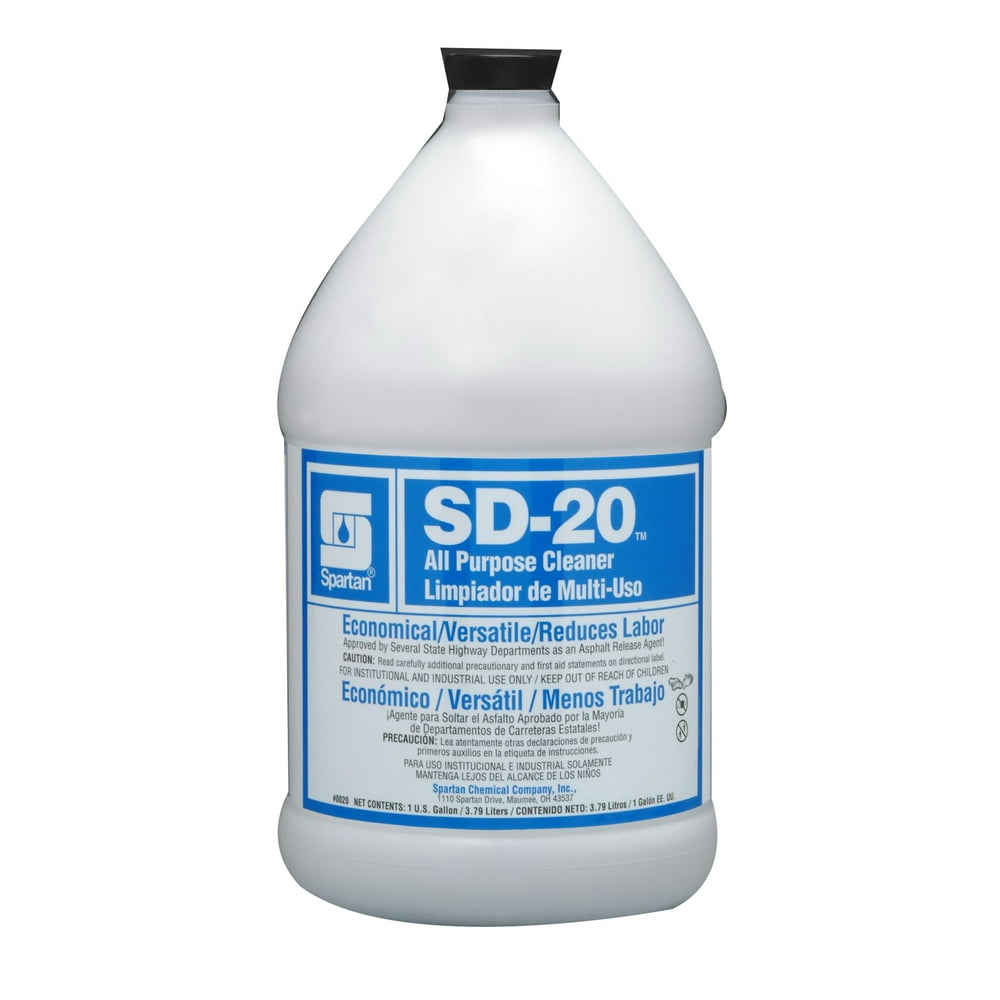Spartan SD-20 All-Purpose Cleaner Blue, 1 gal., Citrus, Liquid | 4/Case ...