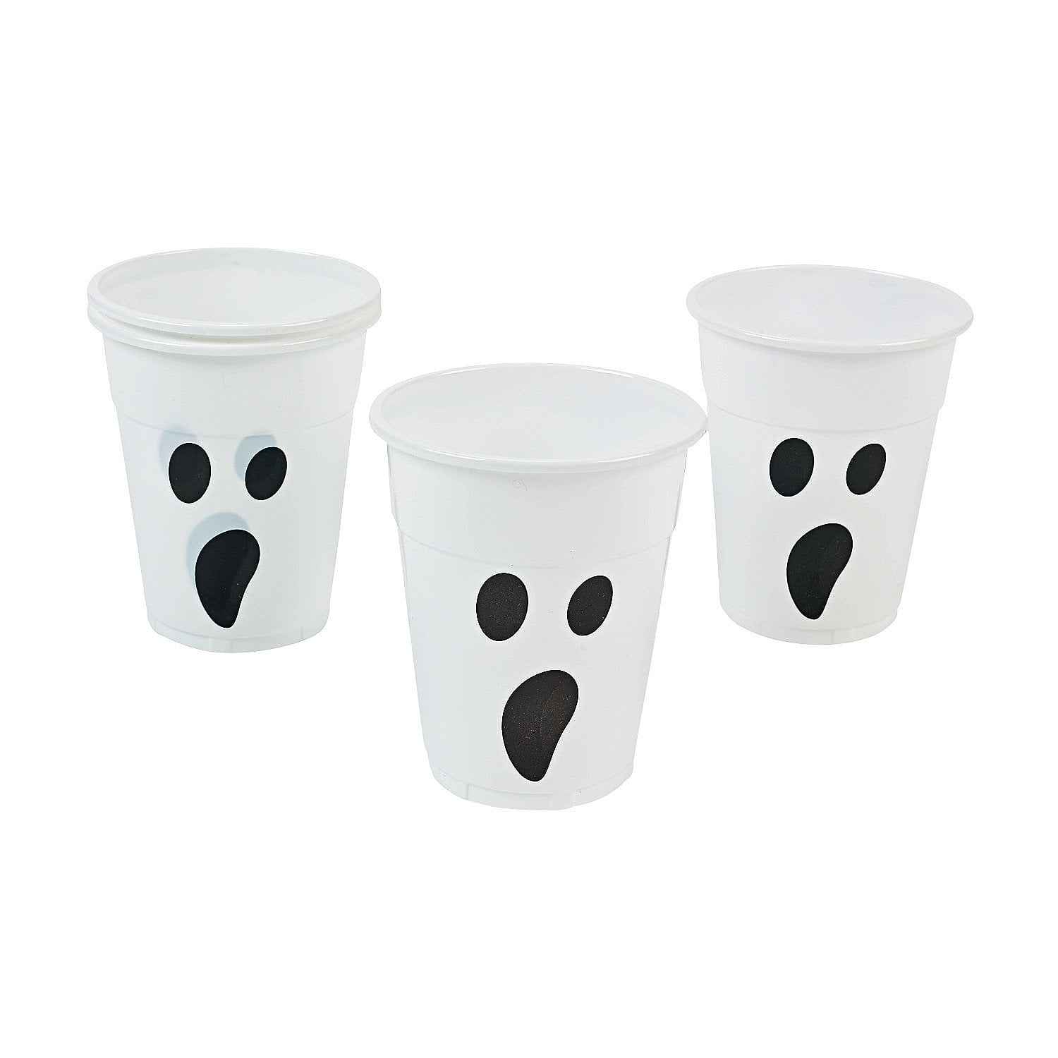 Ghost Disposable Cups (50Pc) - Party Supplies - 50 Pieces - Walmart.com