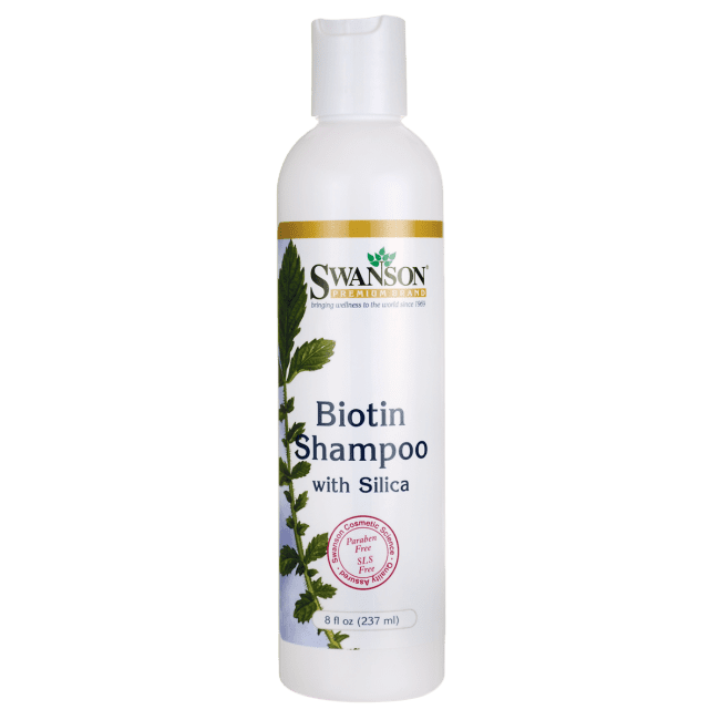 Swanson Biotin Shampoo with Silica 8 fl oz Liquid - Walmart.com