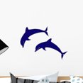 Jumping Dolphins Wall Decal by Wallmonkeys Peel and Stick Graphic (18 ...
