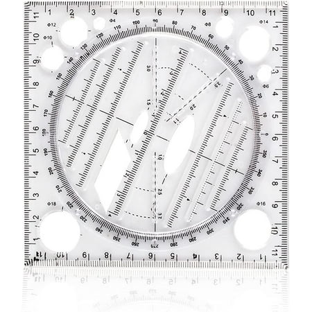 Règle Règle De Dessin Spéciale Pour La Papeterie Dessin Polyvalent Rond ...