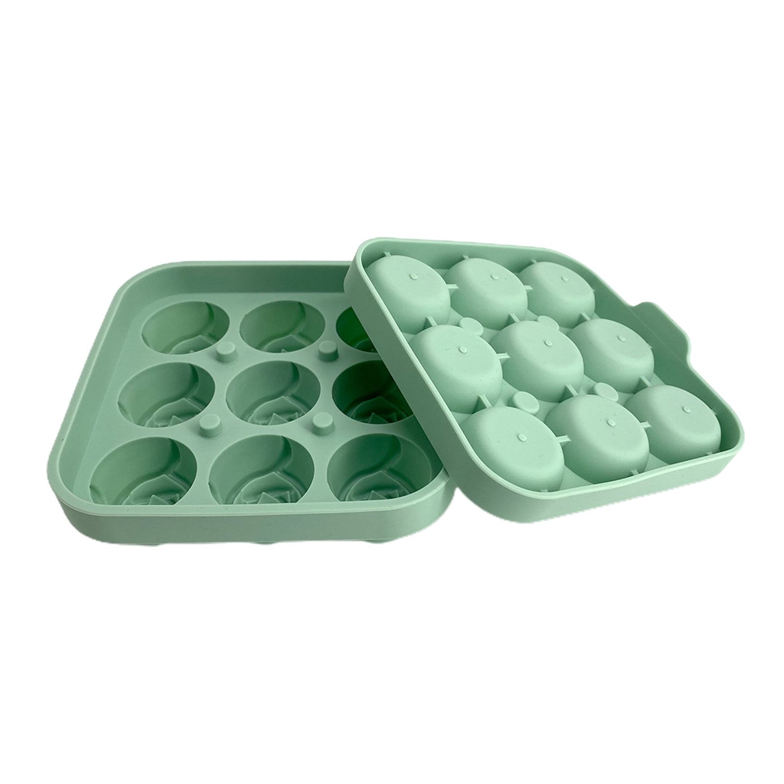 Yuedong Rose Ice Cubes Trays 4-9 Cavity Silicone Rose Ice Ball Maker ...
