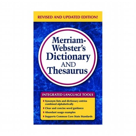 Merriam - Webster Inc. MW-8637 Merriam Websters Dictionary & | Walmart ...