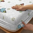 3pcs Butterfly Print Bed Sheet Set - Soft & Comfortable Bedding Set ...