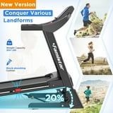 Famistar 4.5HP Folding Treadmill for Home with 15 Levels Auto Incline ...