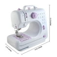 Free Shipping! Maxmartt Mini Sewing Machine Set Lightweight 12 Stitches ...