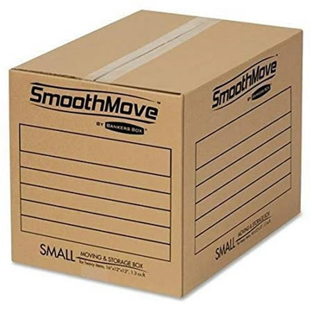 Fellowes 7713801 SmoothMove Basic Small Moving Boxes - Kraft Blue, 25 ...