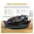 Authentic Chamba Roasting Pan w/Handles - All-Natural Black Clay ...