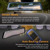 Rexing M2 Smart Mirror Dash Cam with BSD ADAS - Walmart.com