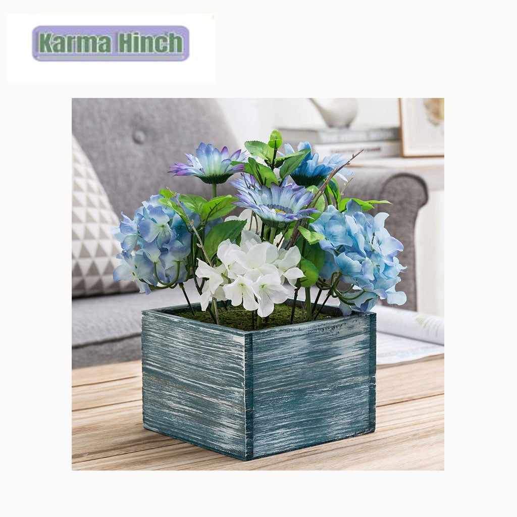 Violet Artificial Flowers for Decoration, Faux Floral Arrangement in ...