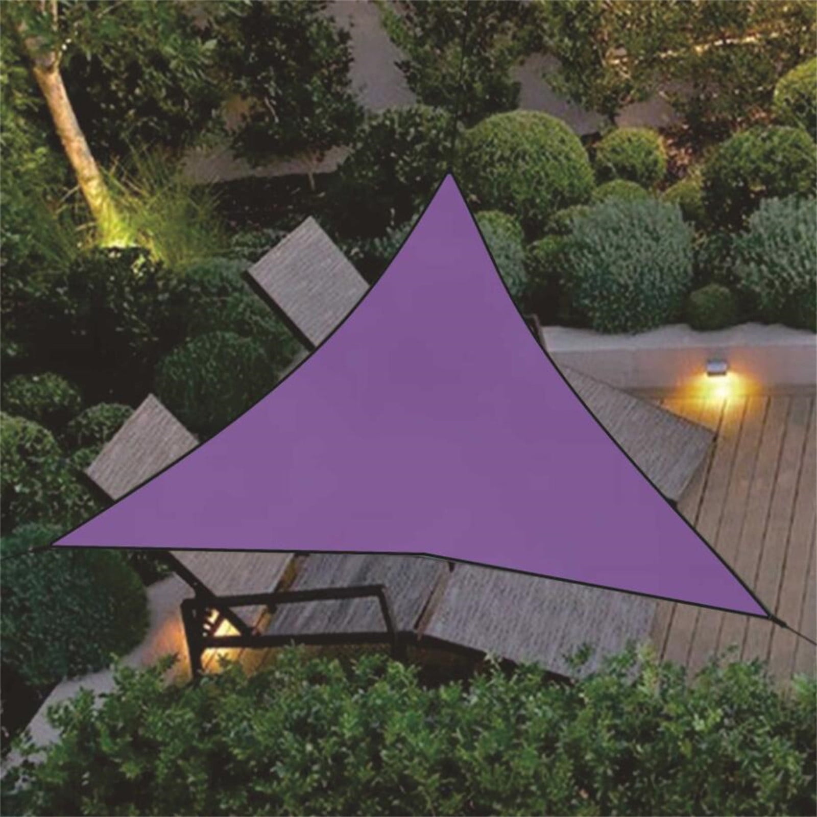 AURIGATE 9.84' x 9.84' Sun Shade Sail Triangles Canopy Fabric Cloth ...