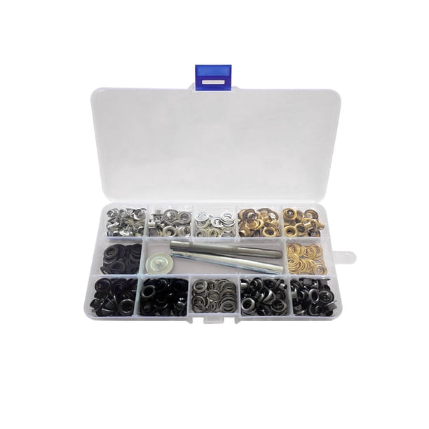 facefd 200 Pieces/Set Clothes Pants Shoes Grommet Assortment Copper ...