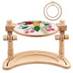 Adjustable Embroidery Hoop Holder with Clamp, Wooden Stitch Stand ...